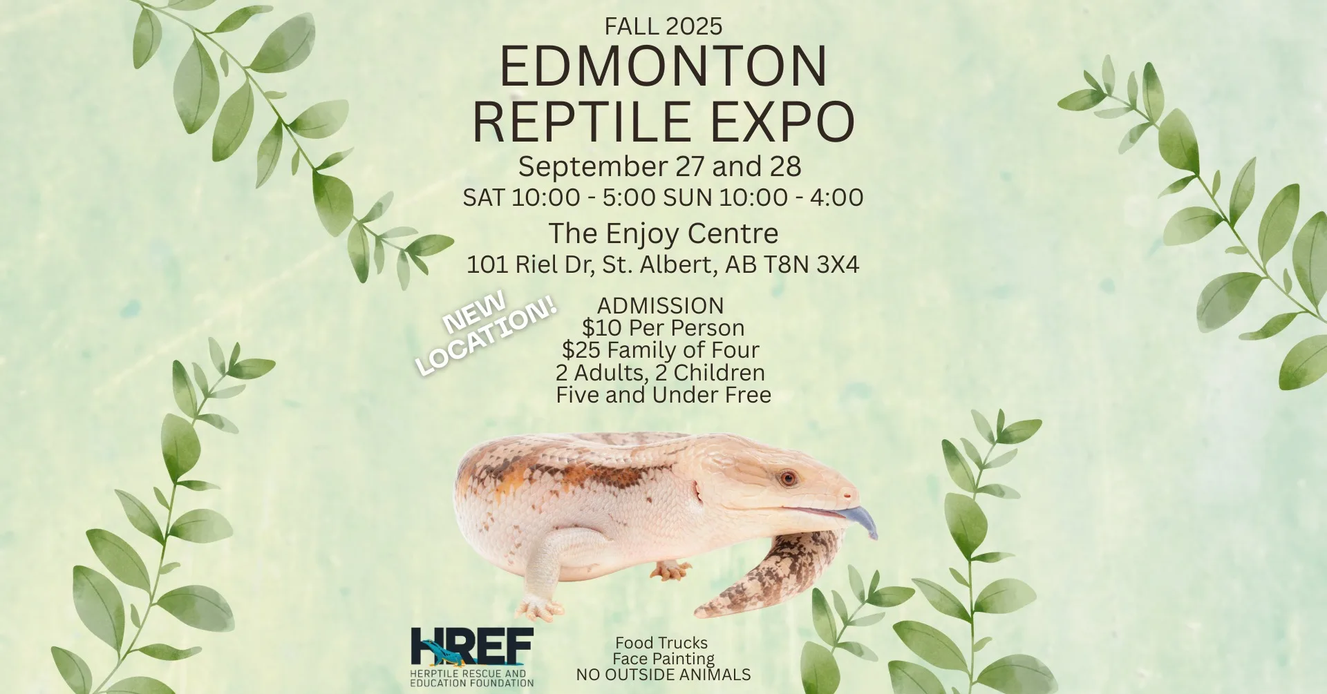 Edmonton Reptile Expo September 27-28 2025 - Jungle Jewel Exotics